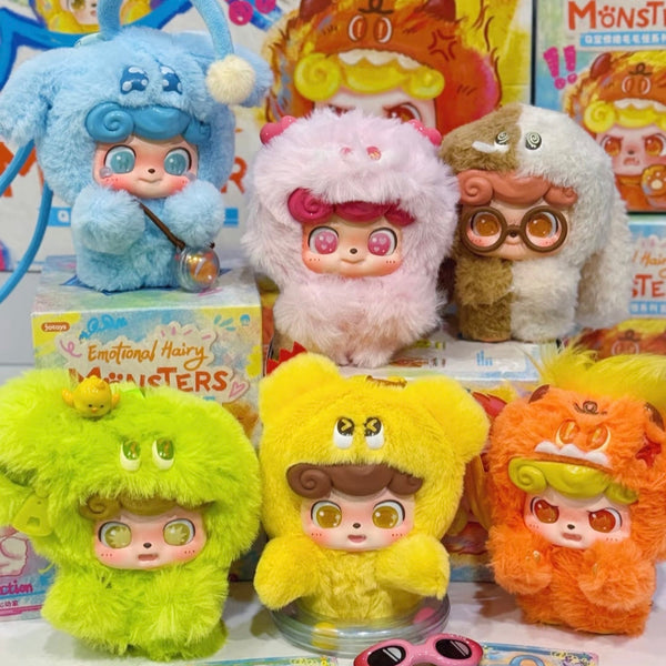 Q.Kid Emotional Hairy Monsters series